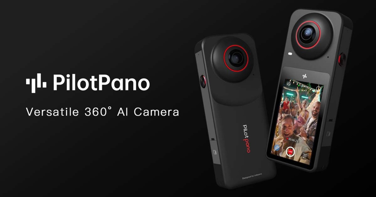 5.7K解像度3.1インチタッチングスクリーム搭載のPilotPano—A Versatile 360°AIカメラを公表発売｜Labpano社 | Vook(ヴック)