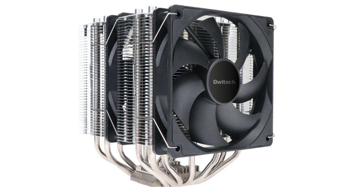 高性能なパソコンのオーバーヒートを防ぐ空冷デュアルファンCPUクーラーを発売、鉄製バックプレートで安定して取付が可能｜オウルテック | Vook(ヴック)