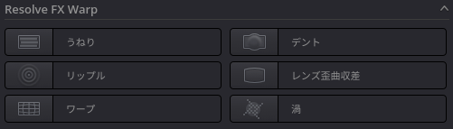 Resolve FX Warpとは - DaVinci Resolve 用語集 | Vook(ヴック)