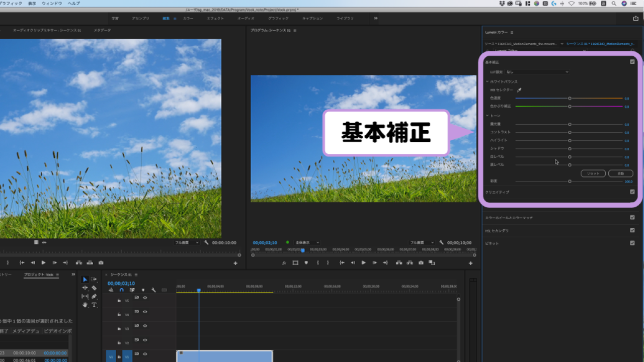 Lumetriカラーとは - Premiere Pro 用語集 | Vook(ヴック)