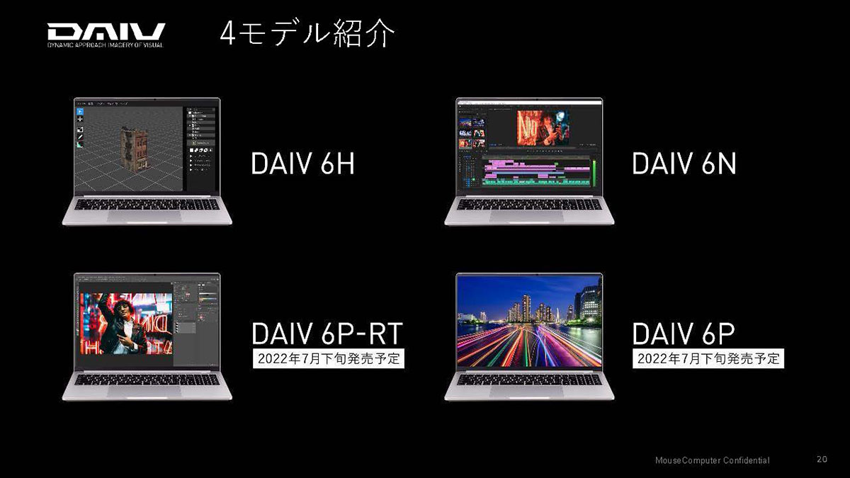 パフォーマンスと可搬性の両立がさらに進化。薄型・軽量の16型クリエイターノートPC「DAIV 6シリーズ」4モデルが新発売 | Vook(ヴック)